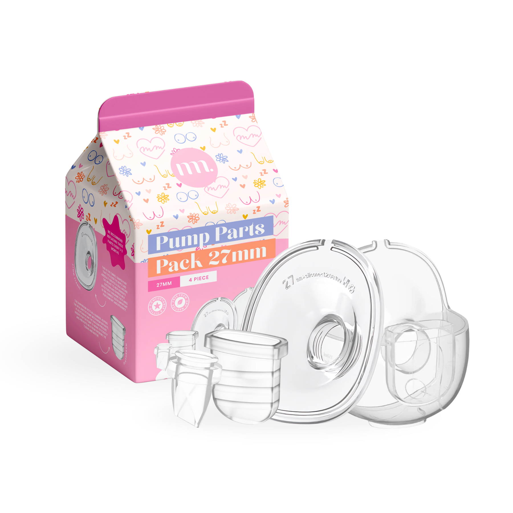 The Midwife Mumma - Flange Pump Pack 27mm